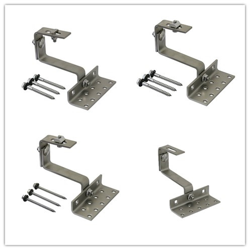 Adjustable tile hook for roof mounting system solar panel structure pv ...